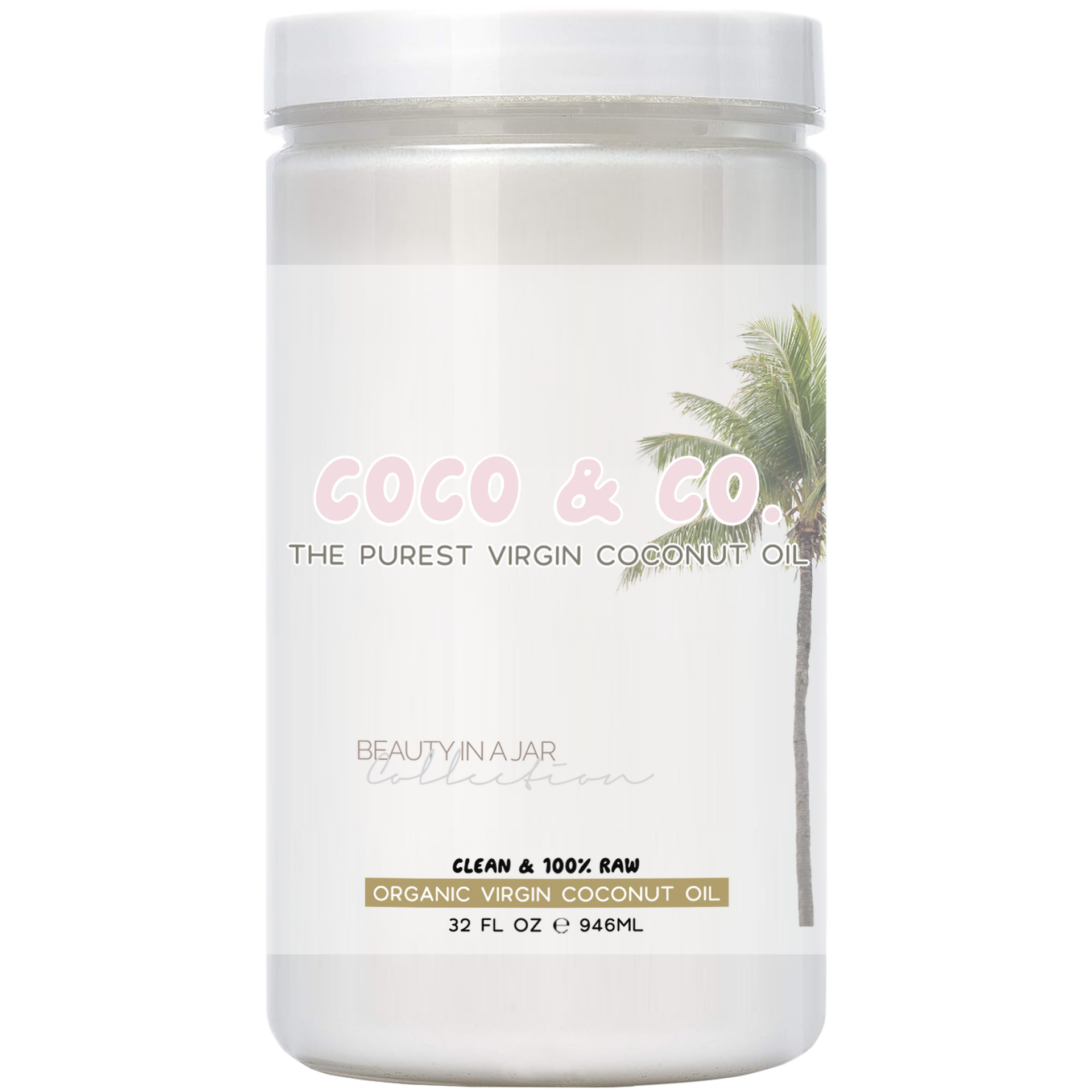 Raw Coconut Oil for Skin, Hair and Beauty – COCO & CO. Beauty