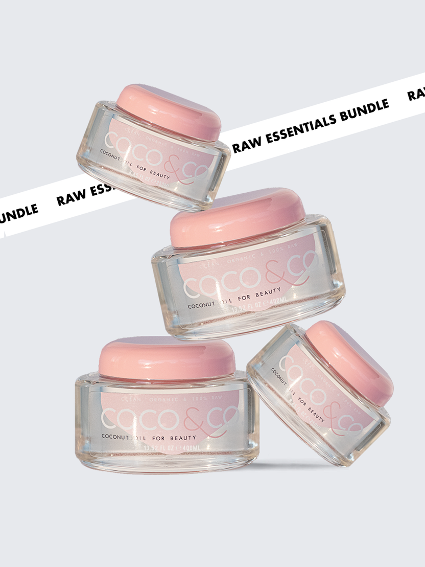 Raw Coconut Oil for Skin, Hair and Beauty – COCO & CO. Beauty